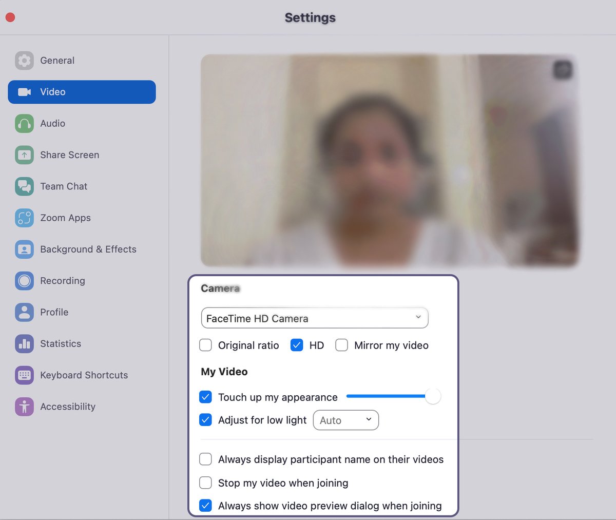 Zoom Settings for Hi-Quality Recordings